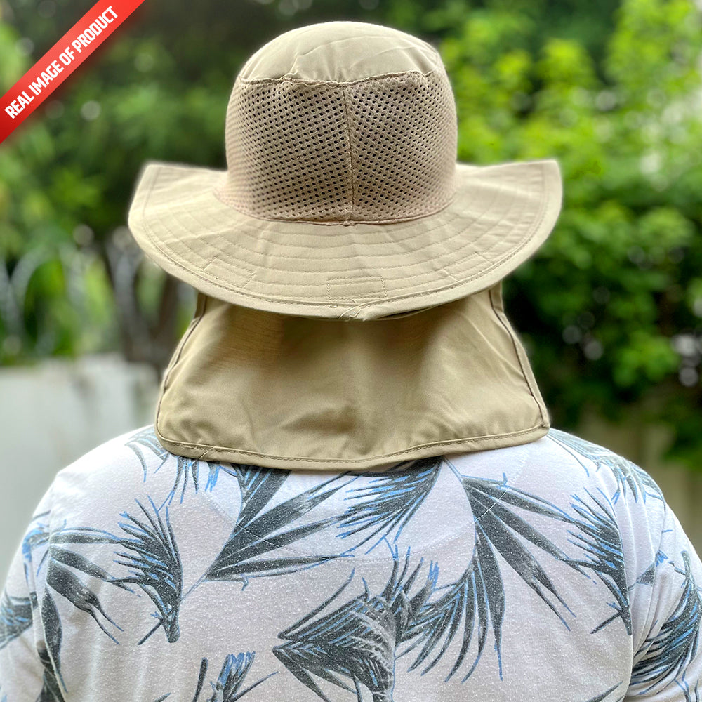 Hot Weather Hat With Neck Flap(High Quality) | Dominance – Dominance PK